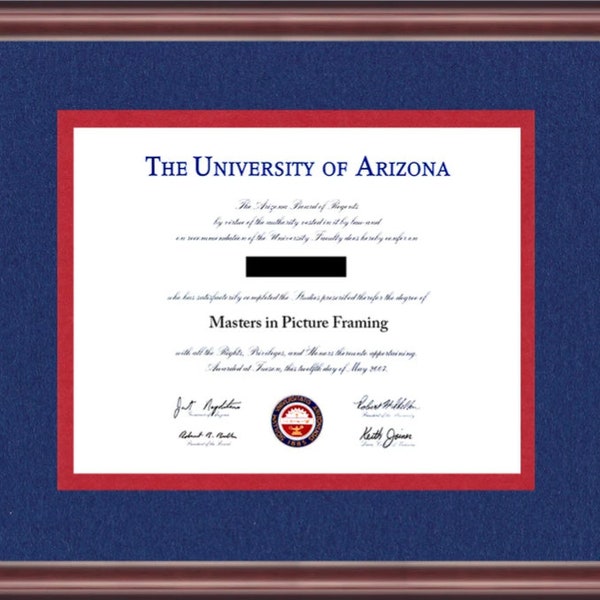 University of Arizona Diploma Frame - Etsy