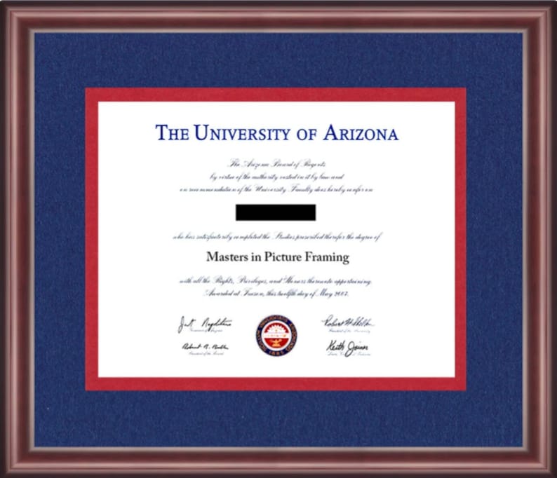 University of Arizona Diploma Frame - Etsy