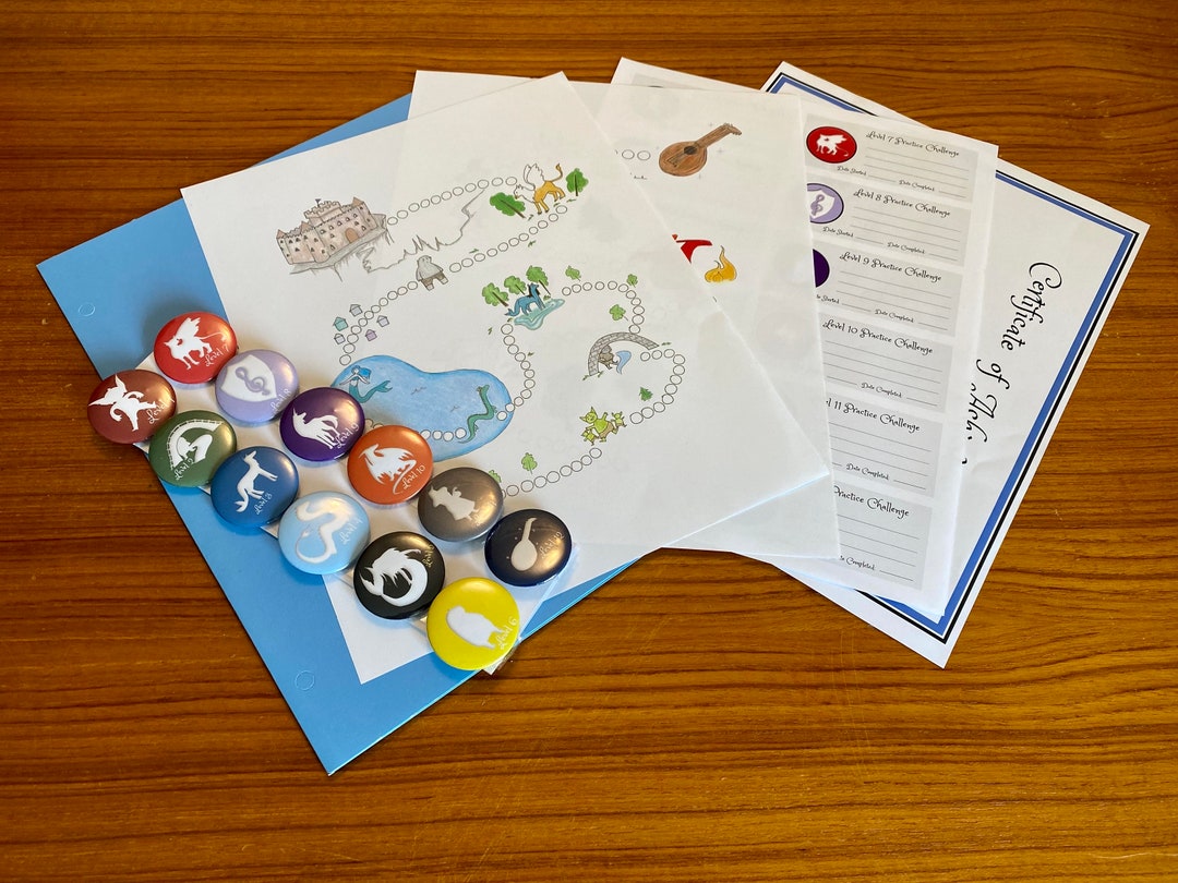 The Quest for the Magic Lute A Rewards Program for Young - Etsy