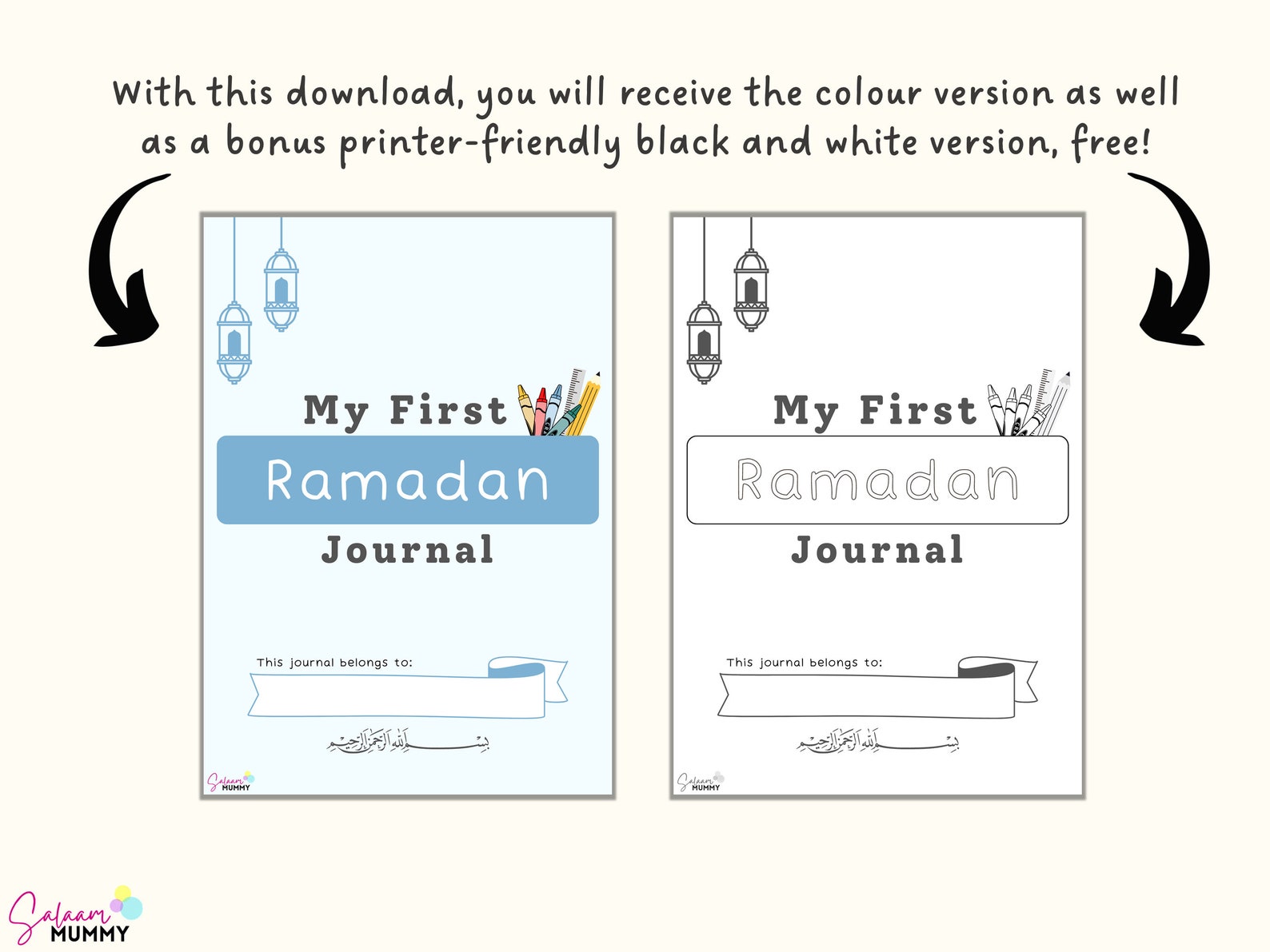 My First Ramadan Journal for Kids | Islamic Journal for Children ...