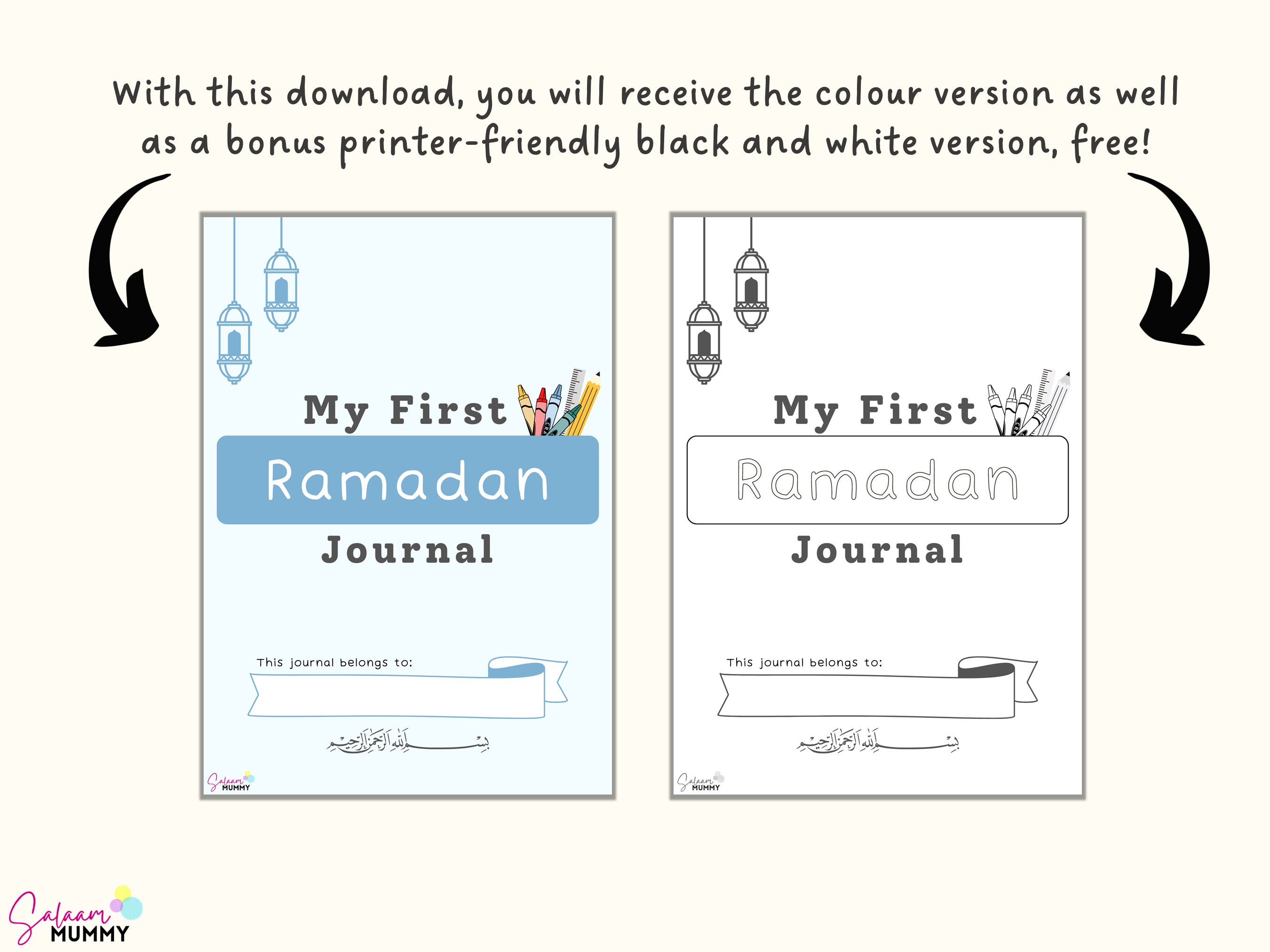 My First Ramadan Journal for Kids | Islamic Journal for Children ...