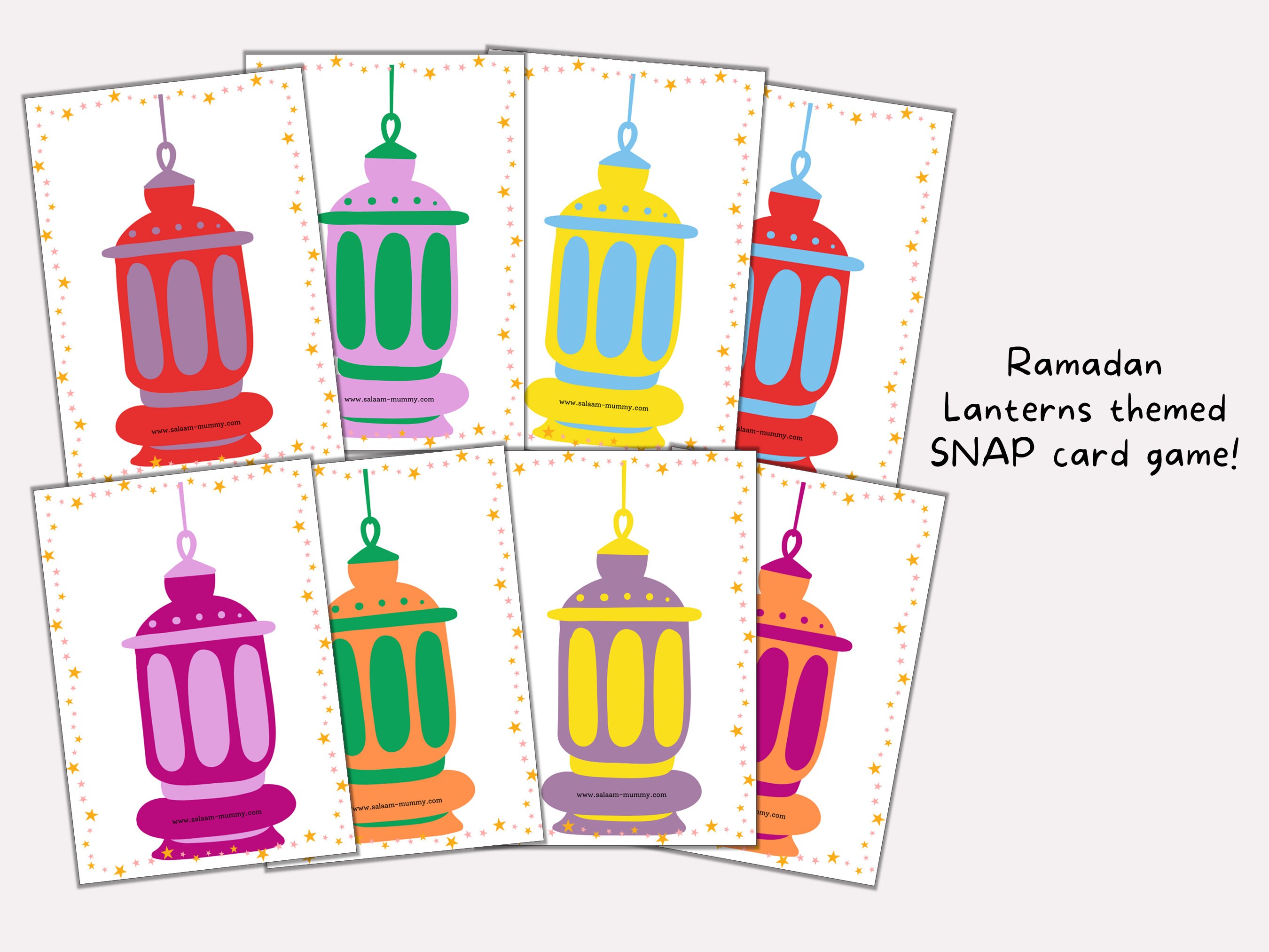 Ramadan Matching Games Bundle, Kids Matching Sorting Activities, Muslim ...