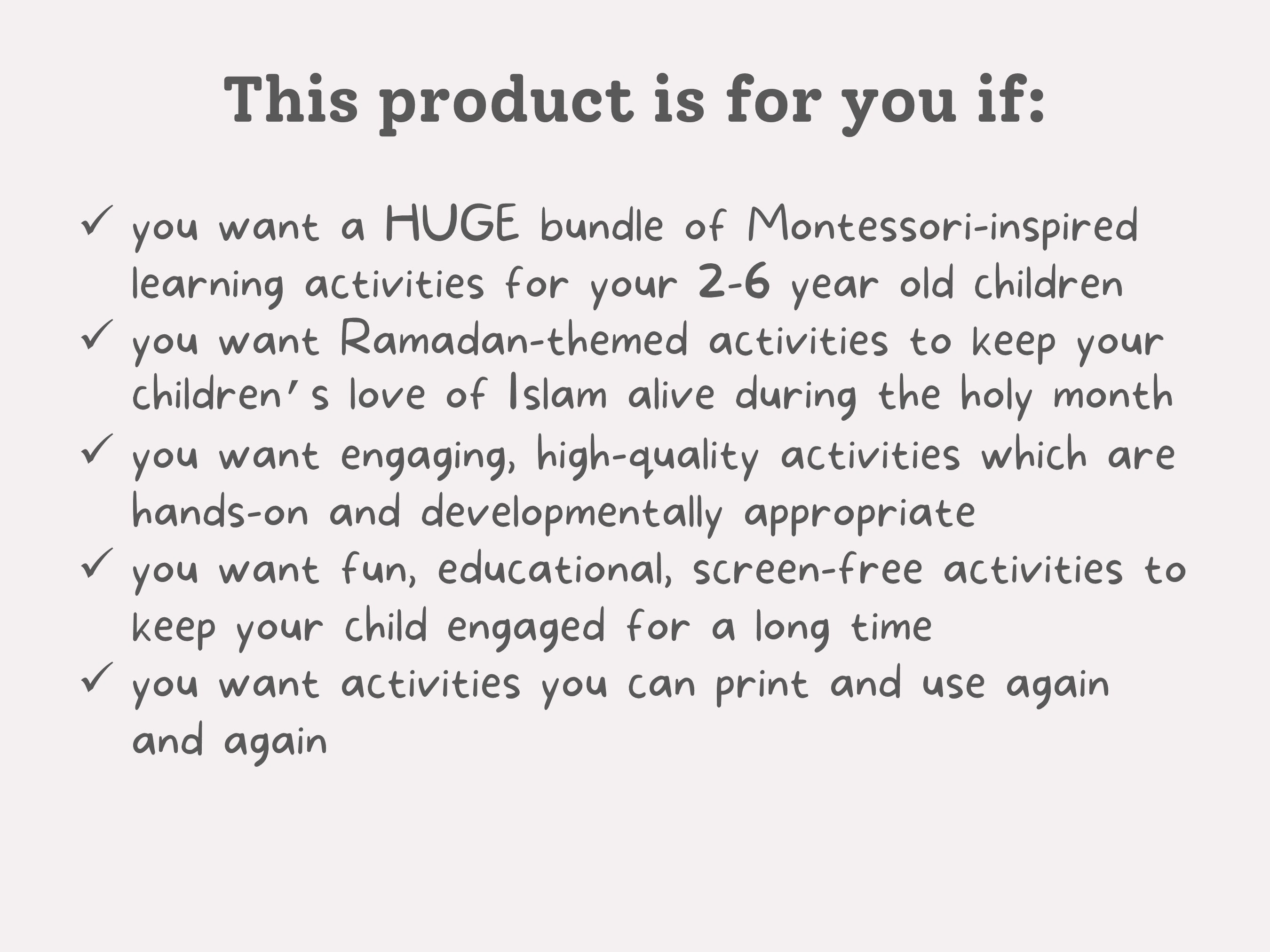 Ramadan Activities BUNDLE, Kids Color Matching Sorting Games, Islamic ...