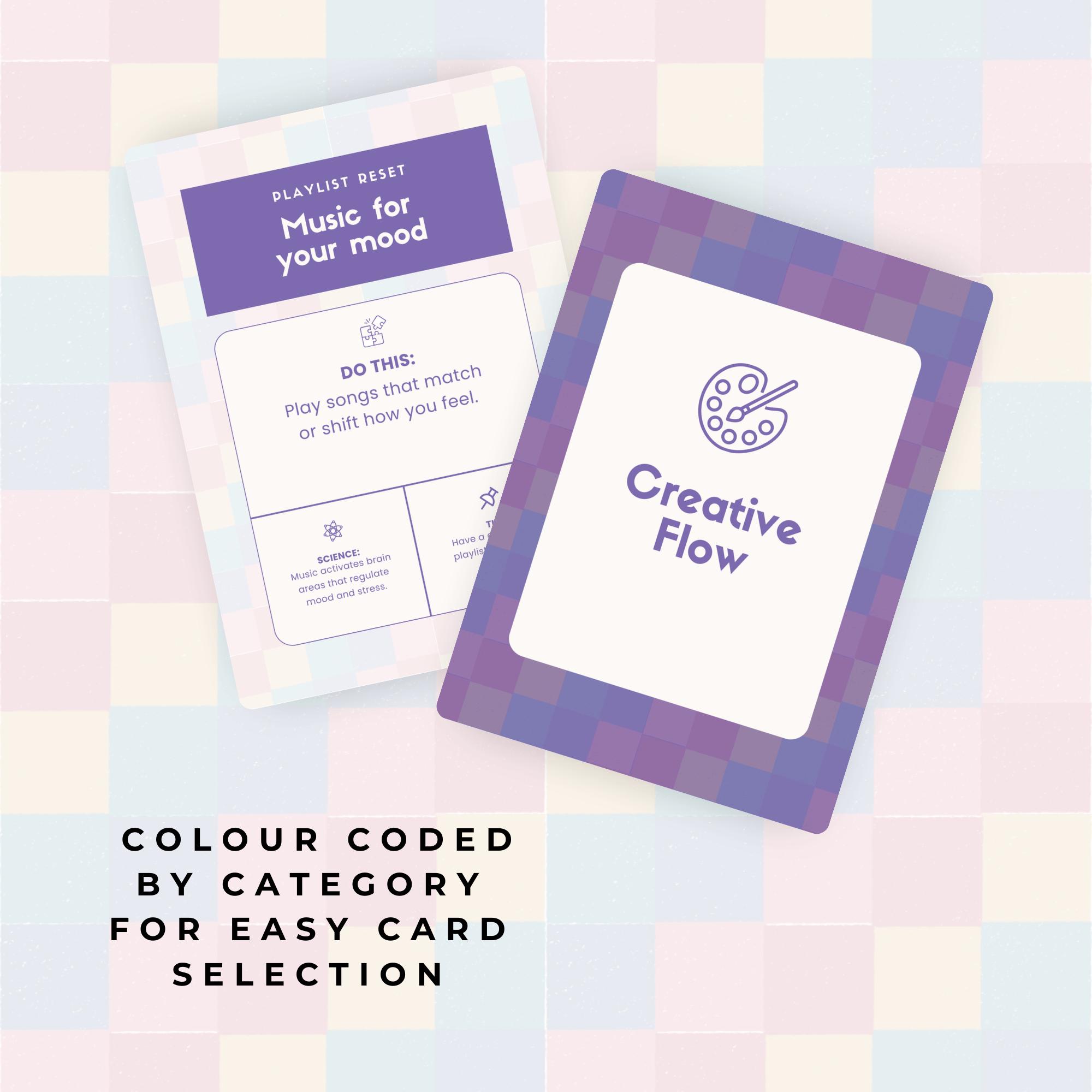 Self Regulation Cards for Teens, Emotional Coping Skills, Mindfulness ...