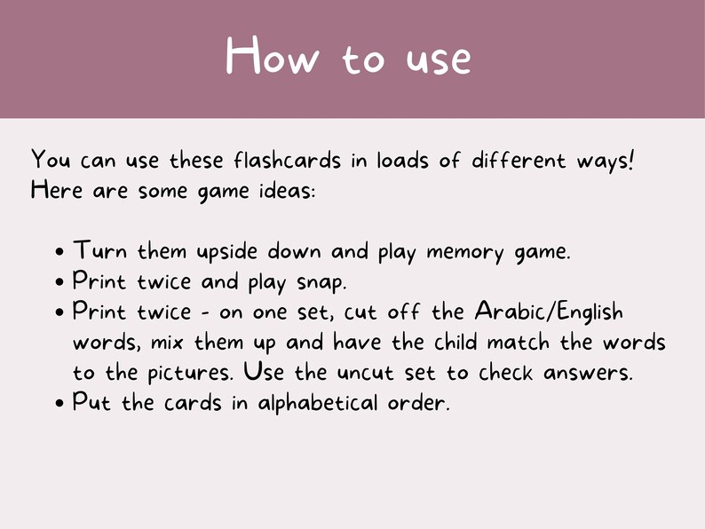 18 Quran Flashcards Islamic Printable, Food & Drink Vocabulary, Islamic ...