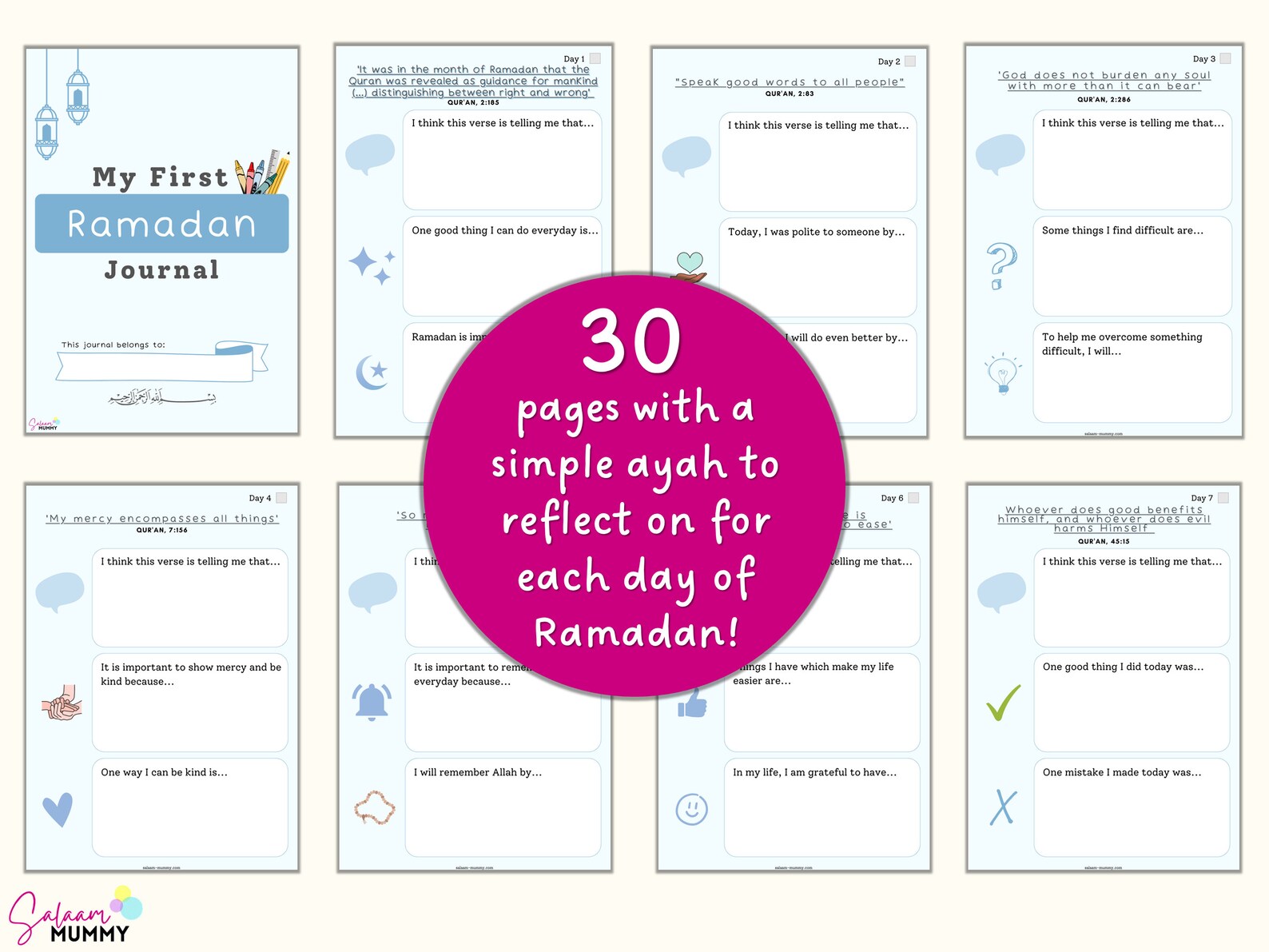 My First Ramadan Journal for Kids | Islamic Journal for Children ...