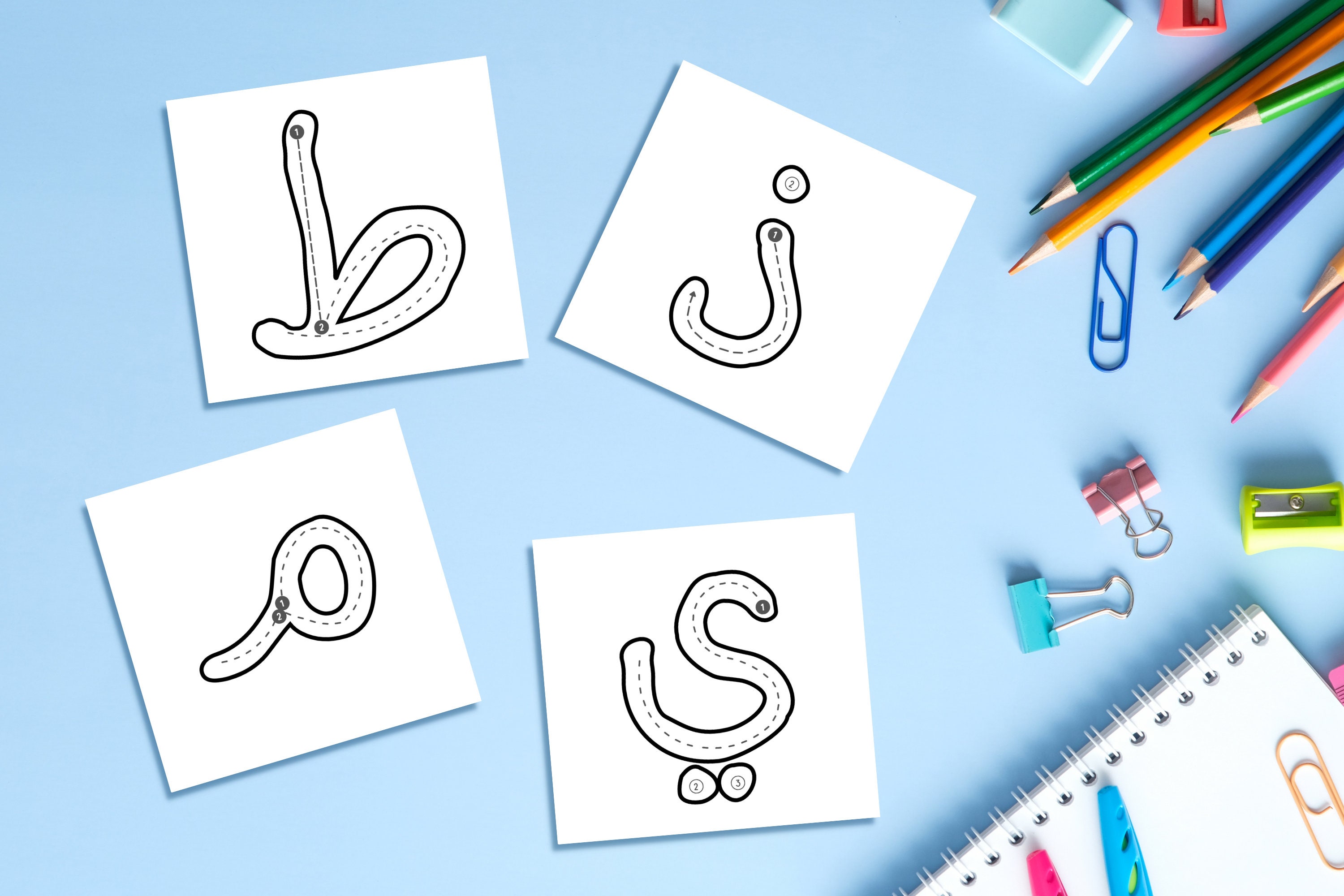 Arabic Alphabet Tracing Cards for Kids, Learn Arabic Alphabet, Muslim ...