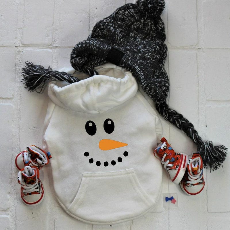 Small Dog Snowman Costume - Etsy