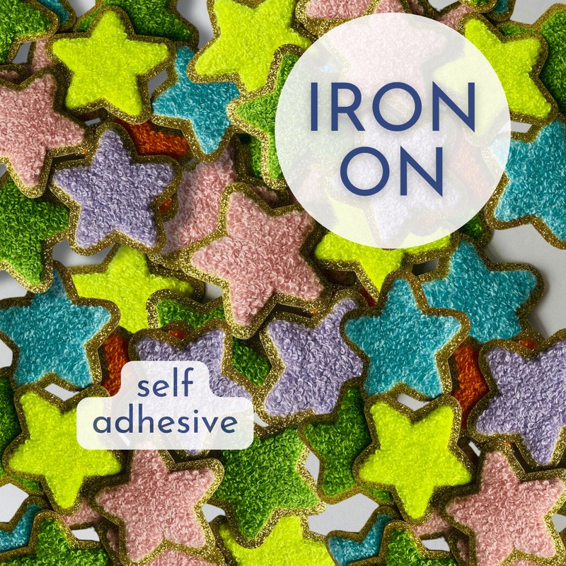 Chenille Patches Stars - Etsy