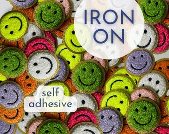 Set of 8pcs 80pcs Bulk Lot Multi Colors Embroidered Self Adhesive Stick ...