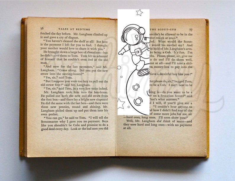 Space Coloring Bookmarks: Astronauts, Planets, Rockets (digital ...