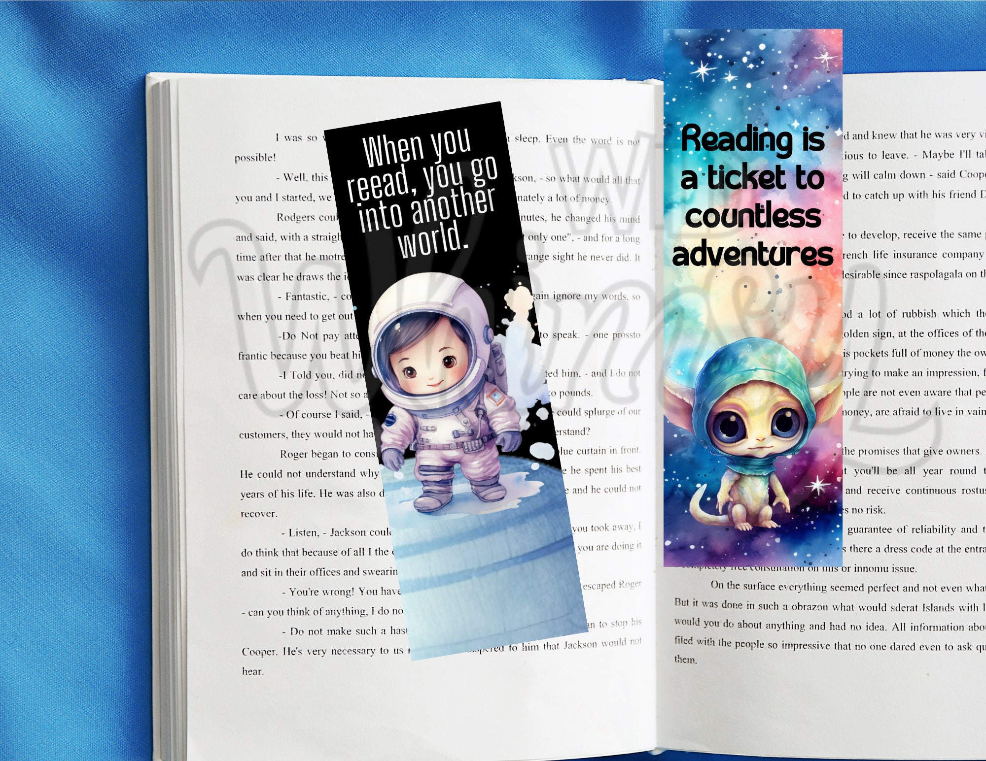 Set of 6 Printable Bookmarks 2x6: Space Exploration, Astronauts, Space ...