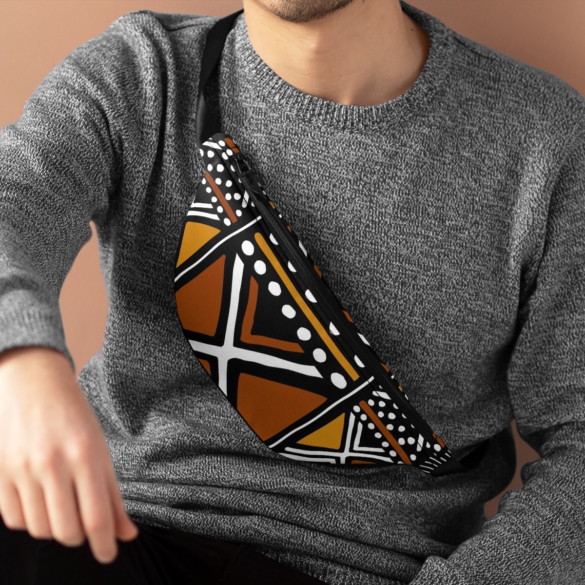 African Fanny Pack, Ankara Waist Bag, African Print Bags, Designer ...