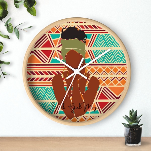 Afrocentric Wall Clock - Etsy