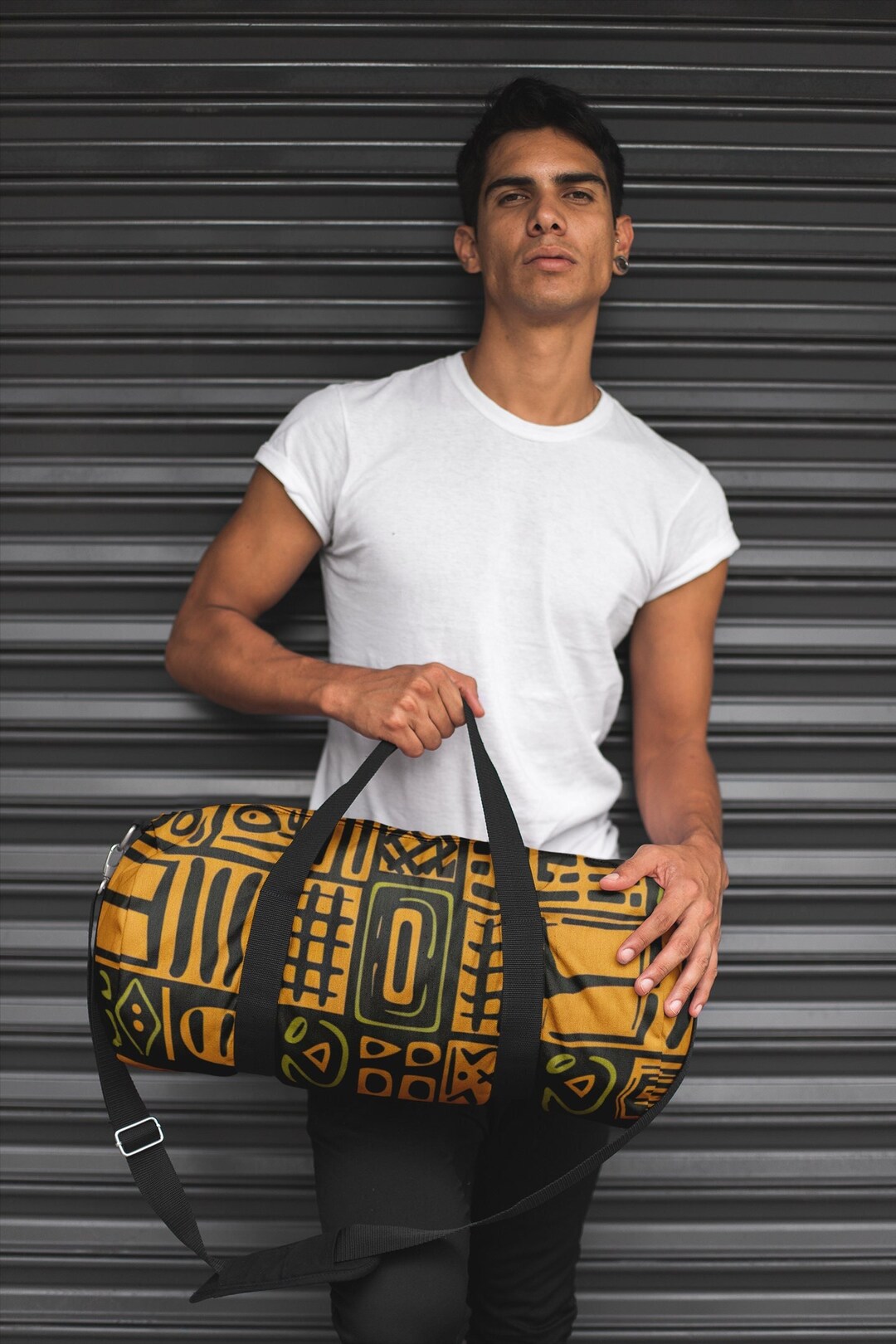 Ankara Duffel Bag/ African Print Luggage Bag/ Black Girl Overnight ...