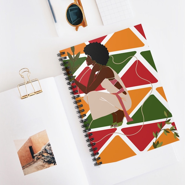 Black Woman Journal - Etsy
