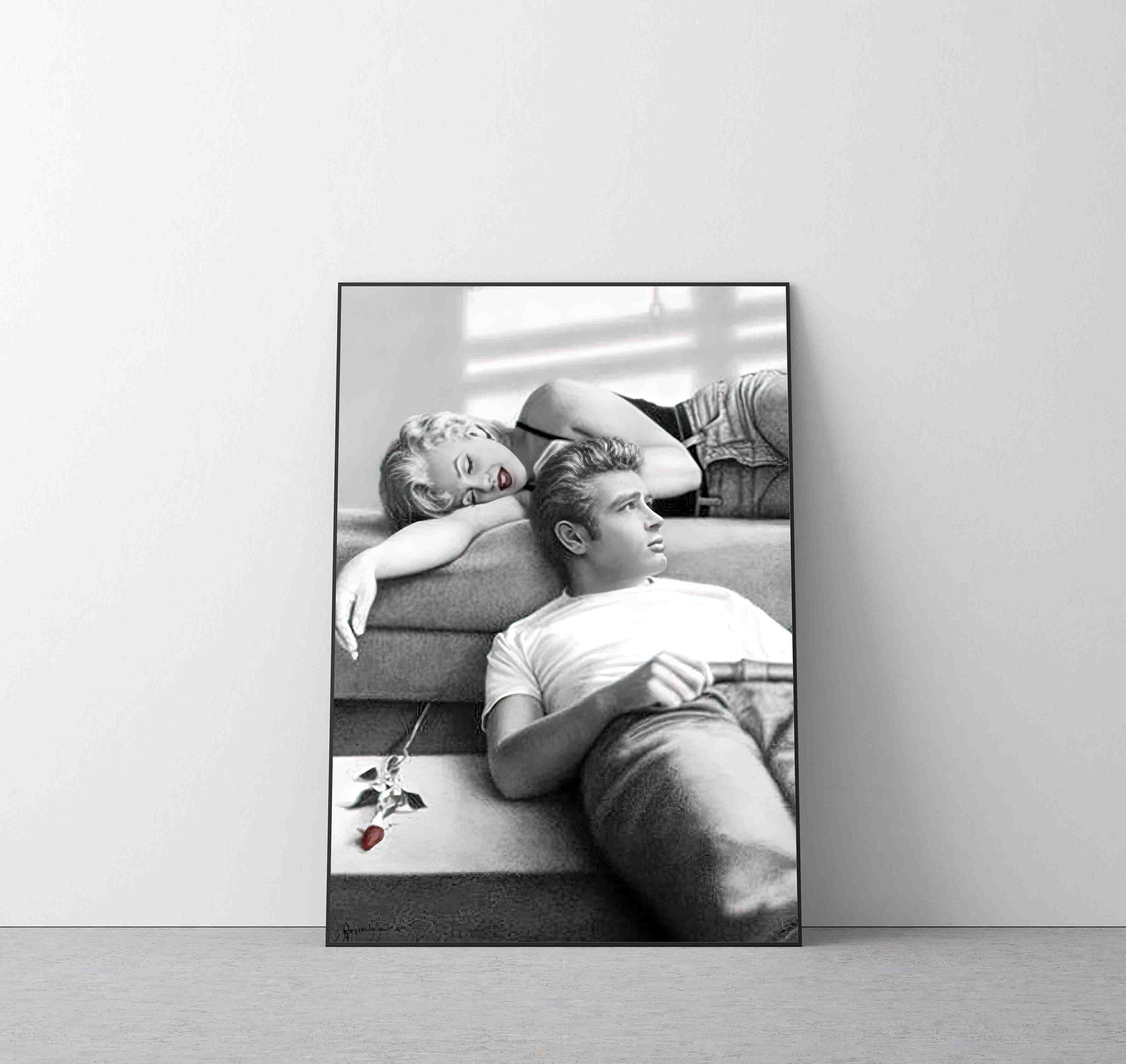 Marilyn Monroe James Dean Poster