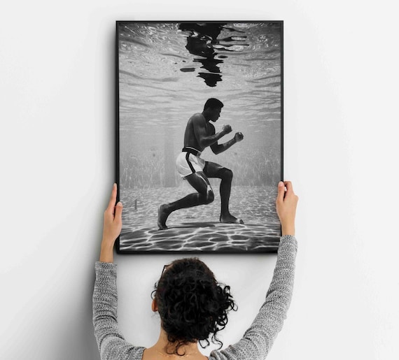 Muhammad Ali Underwater Training Print Boxing Legends Poster - Etsy