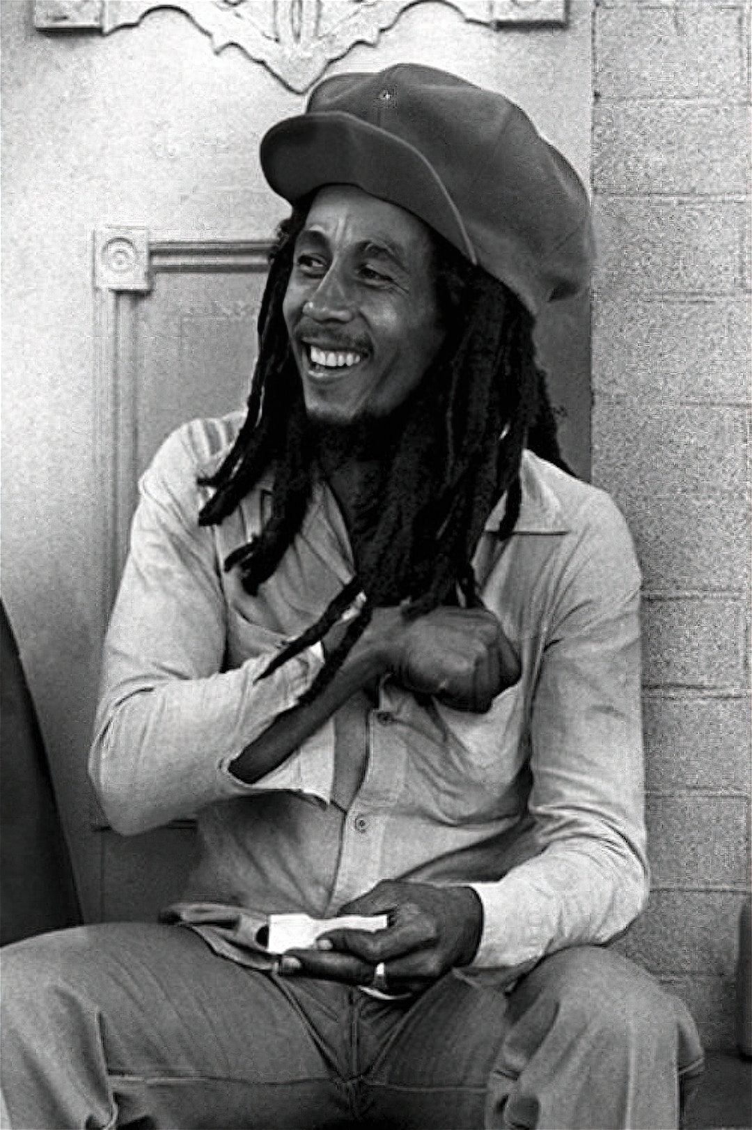 DIGITAL DOWNLOAD - Bob Marley Joint Poster, Iconic Black and White ...