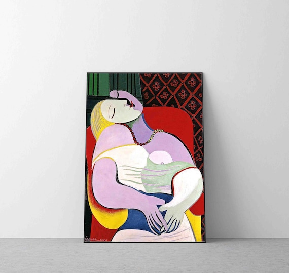 Pablo Picasso Le Reve Exhibition Poster Print Famous Vintage - Etsy