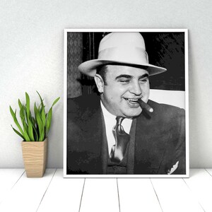 Al Capone Alphonse Gabriel Capone Poster Print, Scarface American ...