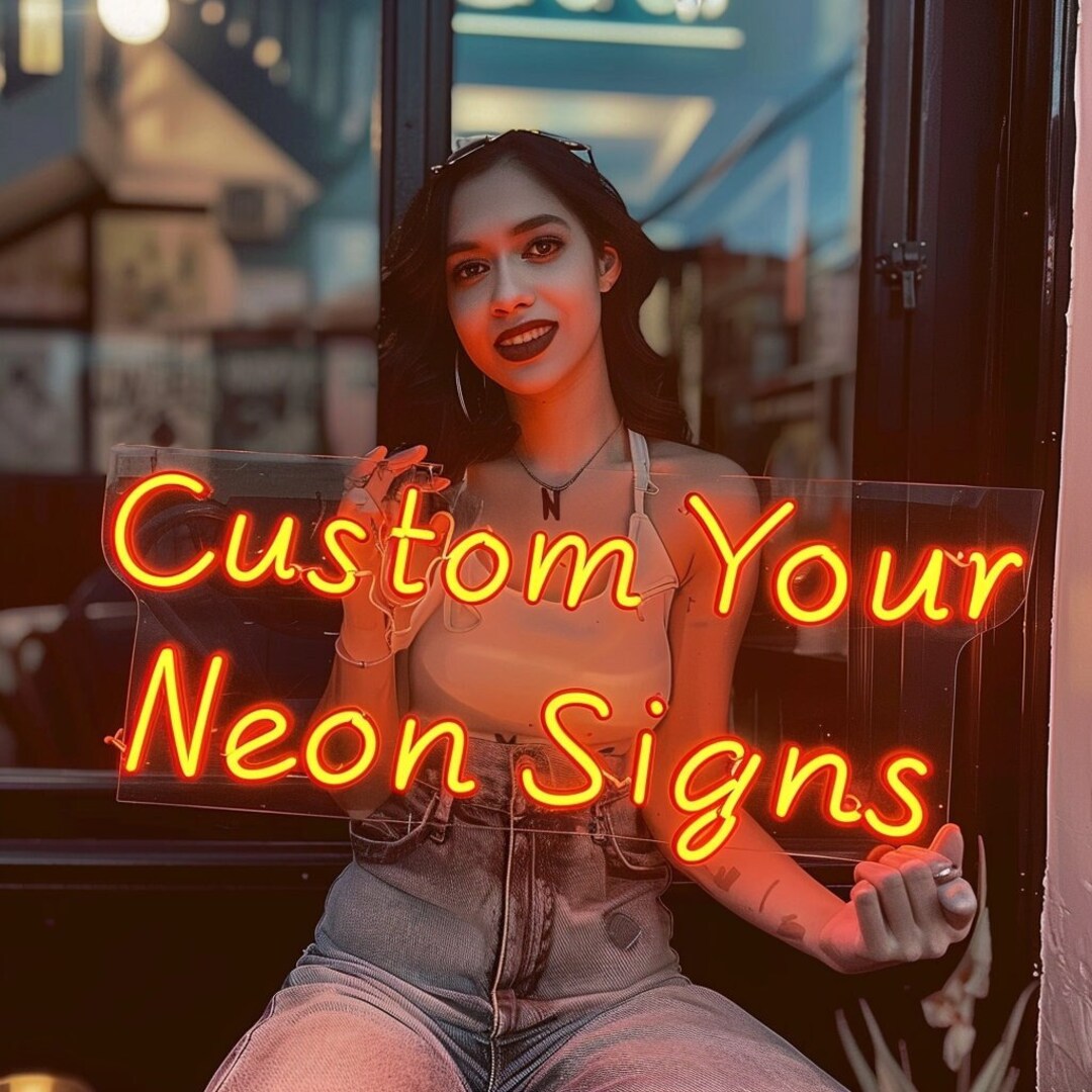 Custom Neon Sign, LED Neon Light Sign Bedroom, Aesthetic Home & Room ...