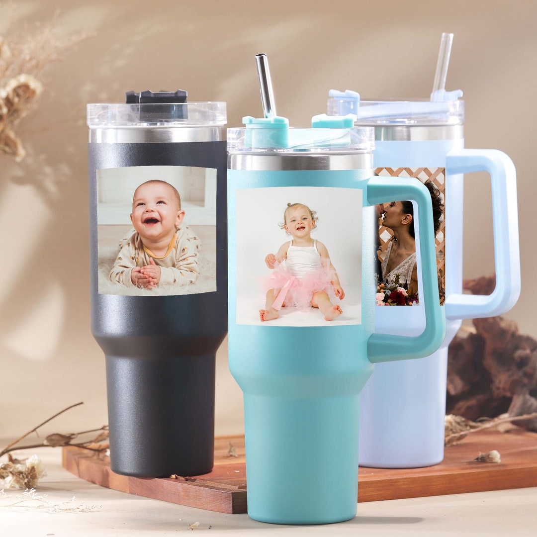Custom Family Photo Mother's Day Gifts, 40oz Picture Tumbler With ...