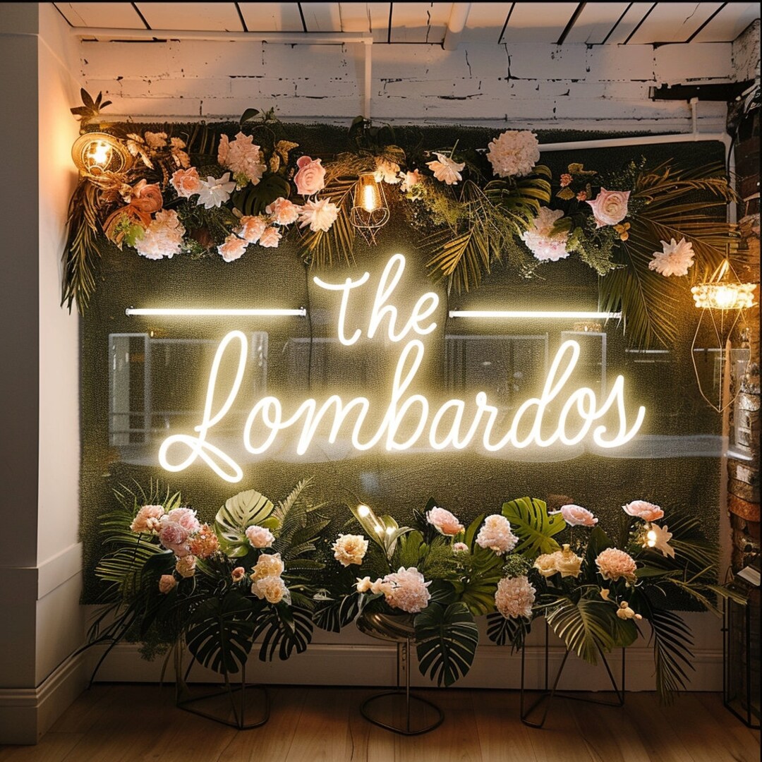 Custom Neon Sign for Wedding, Til Death Wedding Neon Sign, Personalized ...