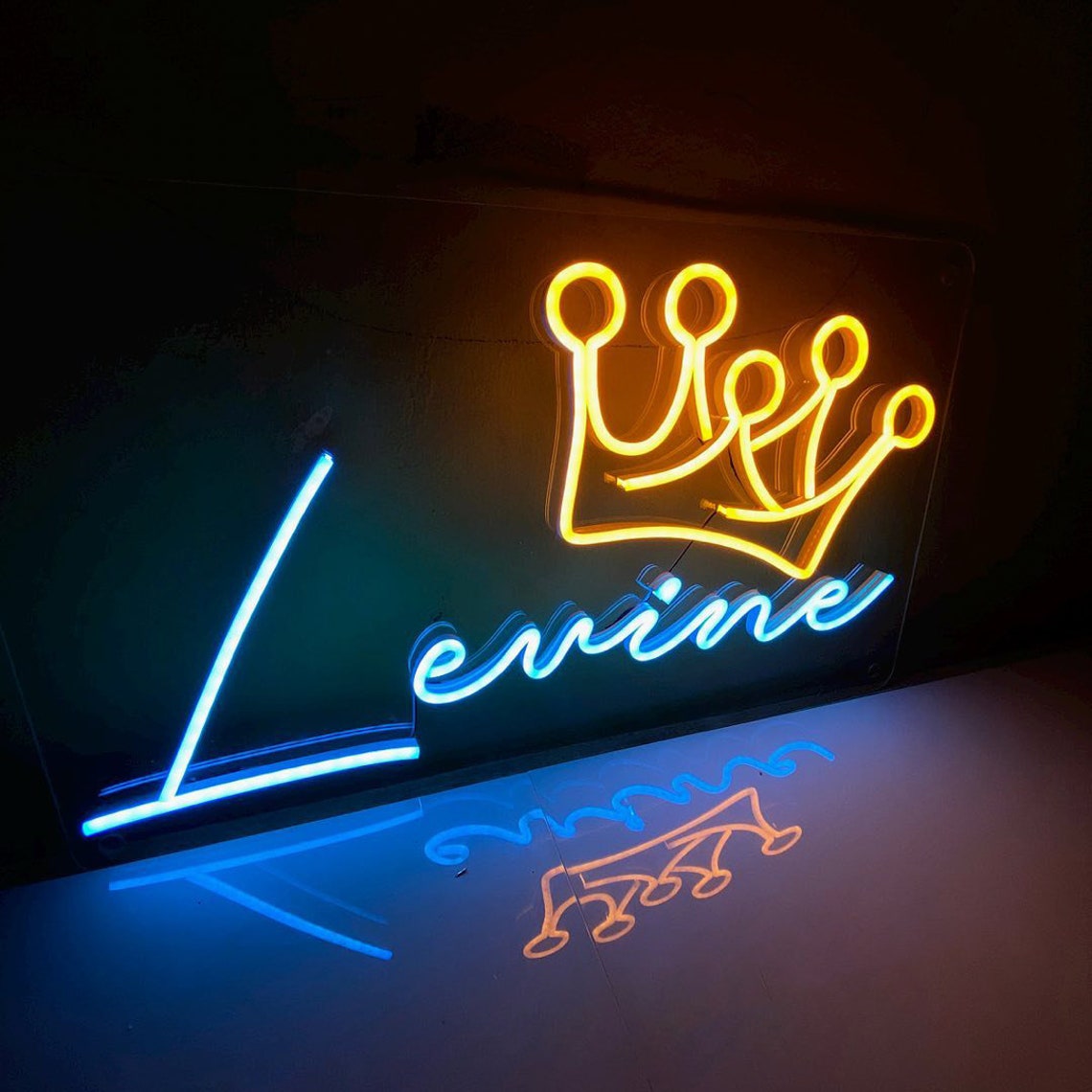 Personalized Crown Neon Sign for Kids Room Custom Baby Name - Etsy
