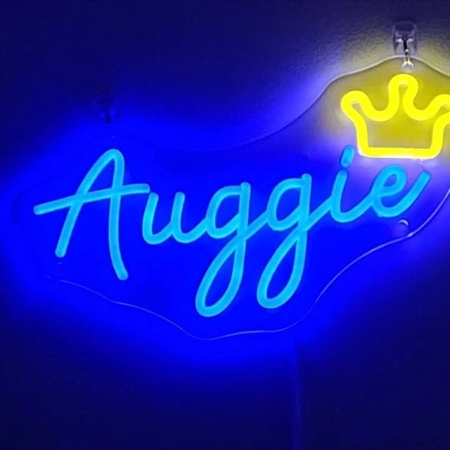 Custom Name Neon Sign With Crown, Personalized Neon Sign, Home Wall Art ...