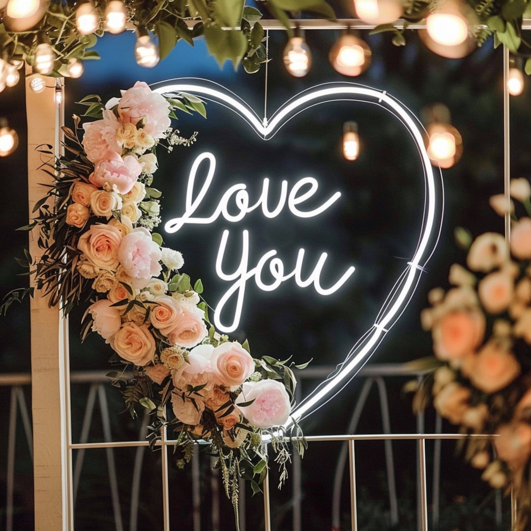 Drunk in Love Neon Sign, Neon Wedding Sign Wall Decor, Wedding Neon ...