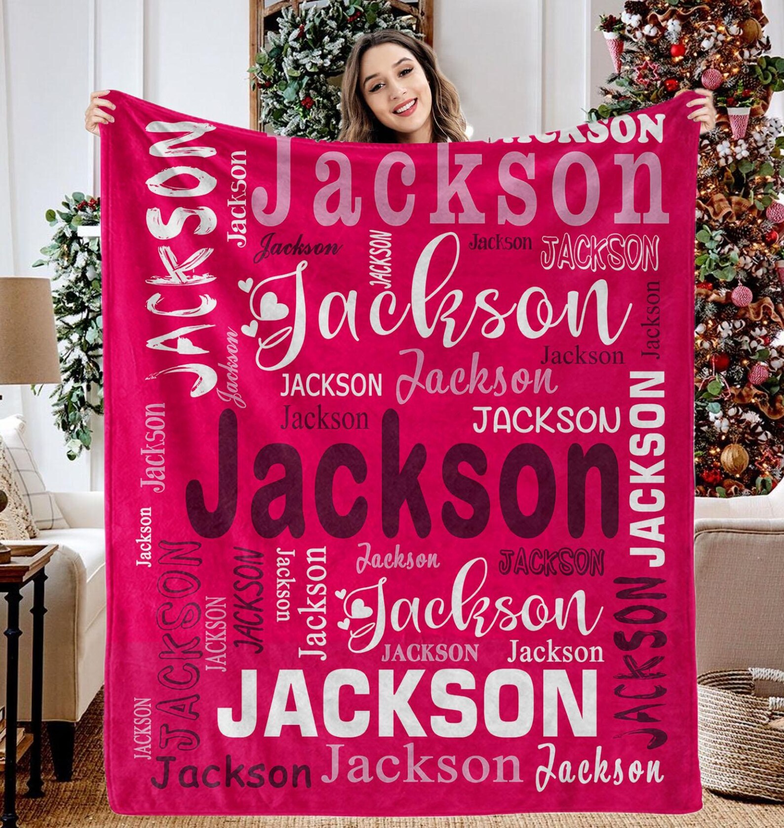 Personalized Name Blanket for Children, Customized Name Baby Blankets ...