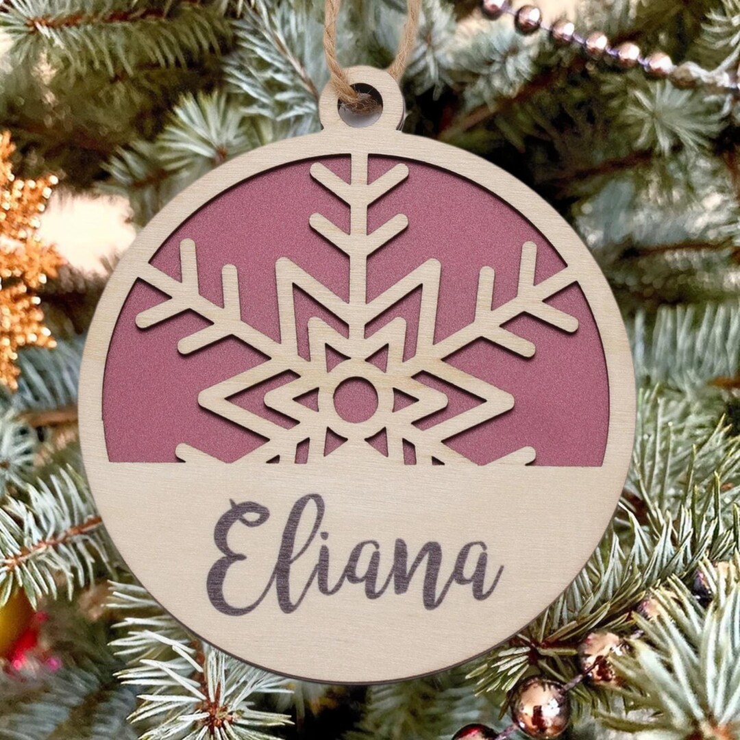 Christmas Ornament, Family Names Snowflake, Christmas Tradition, Joy of ...