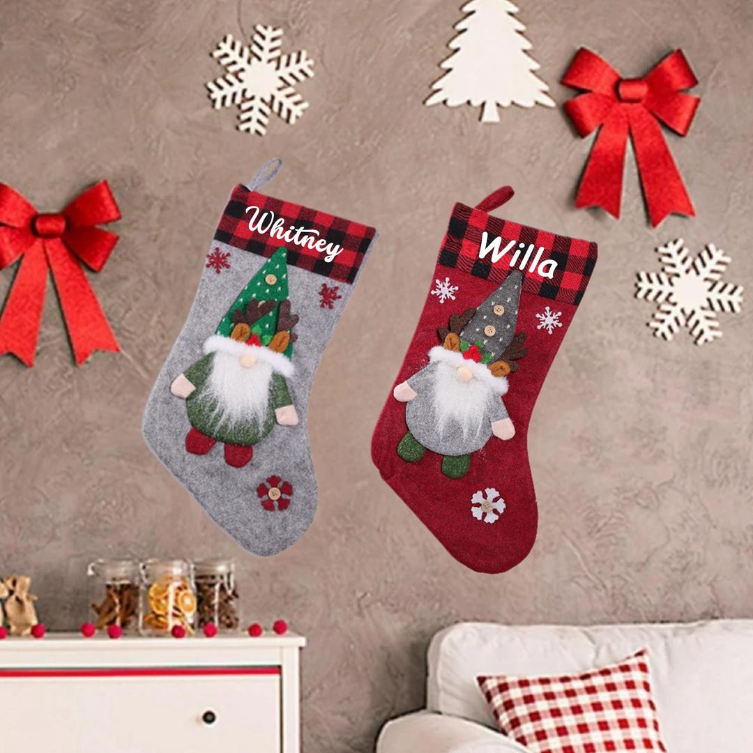 Personalized Furry Friends Christmas Stockings, Xmas Stocking With ...