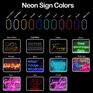 Neon Sign Custom Name, Happy Birthday Led Neon Light, Personalized ...