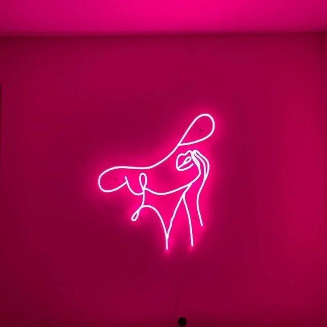 Beautiful Girl Neon Sign Elegant Lady Led Sign Custom Neon Sign Beautiful Woman Neon Sign
