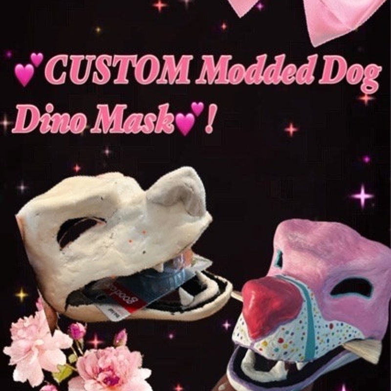 Dino Mask - Etsy