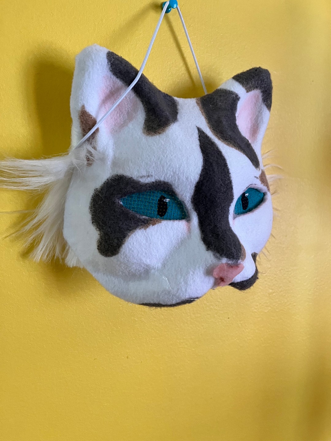Tuxedo Cat Therian Mask Felted Etsy