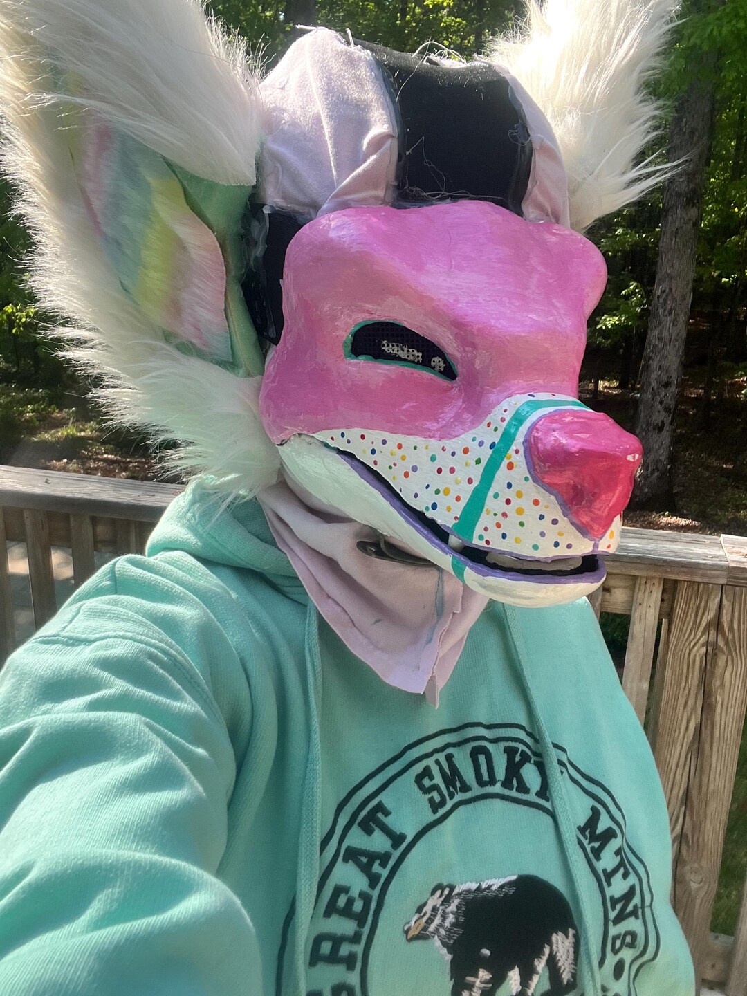 Unfinished Dog Dino Mask Fursuit - Etsy