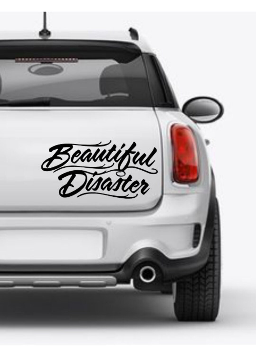 Beutiful Disaster Decal, Cute Bumper Stickers, Truck Sticker, Car ...