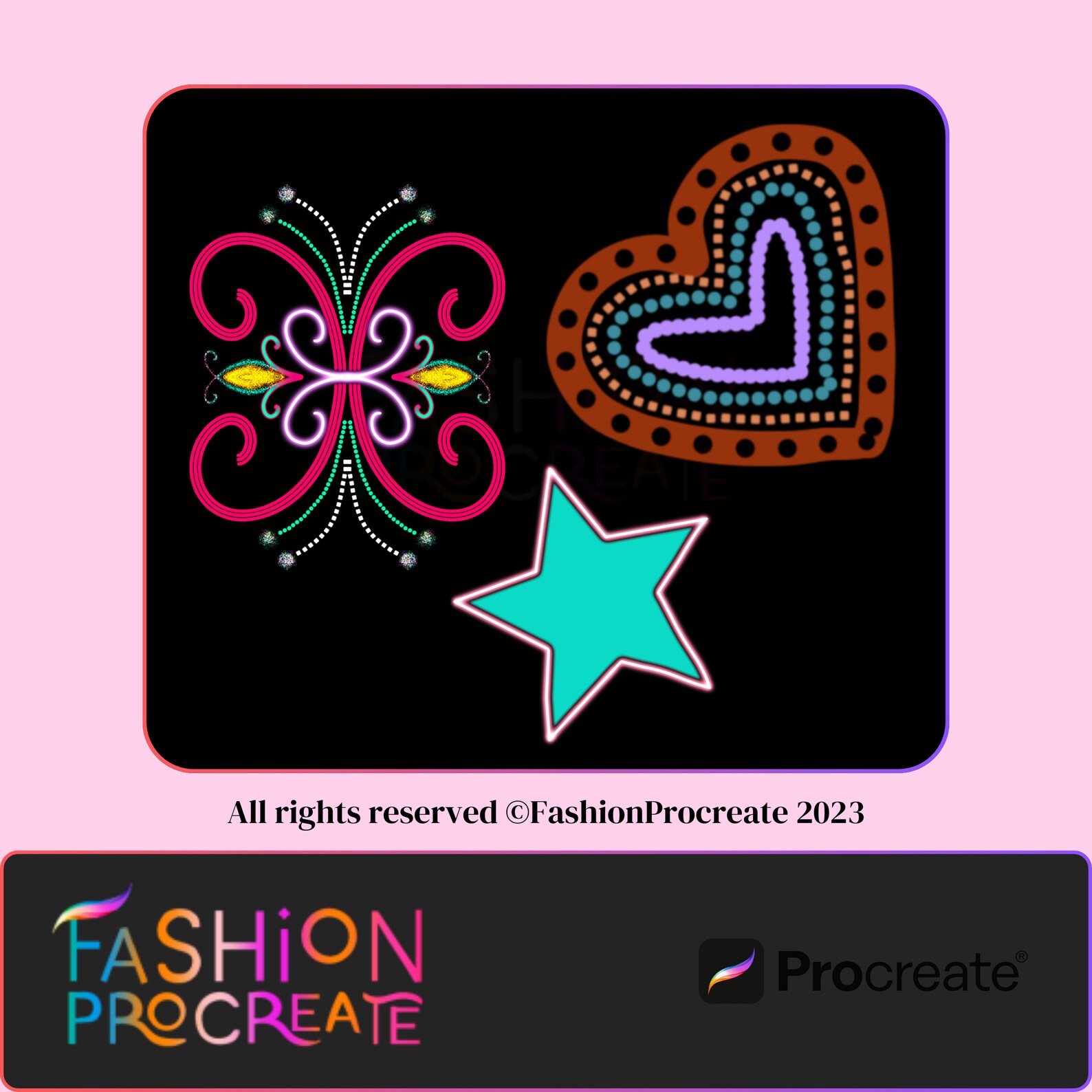 30 Monoline Procreate Brush Set for Hand Lettering & Illustration ...