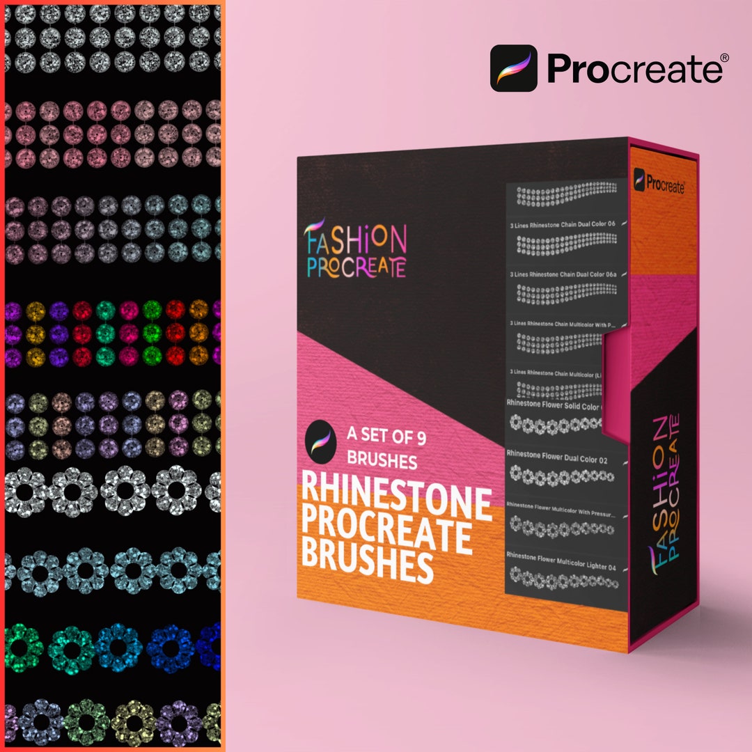 Procreate Brush Buy on Etsy | Rhinestone Brush Set | Rhinestone ...