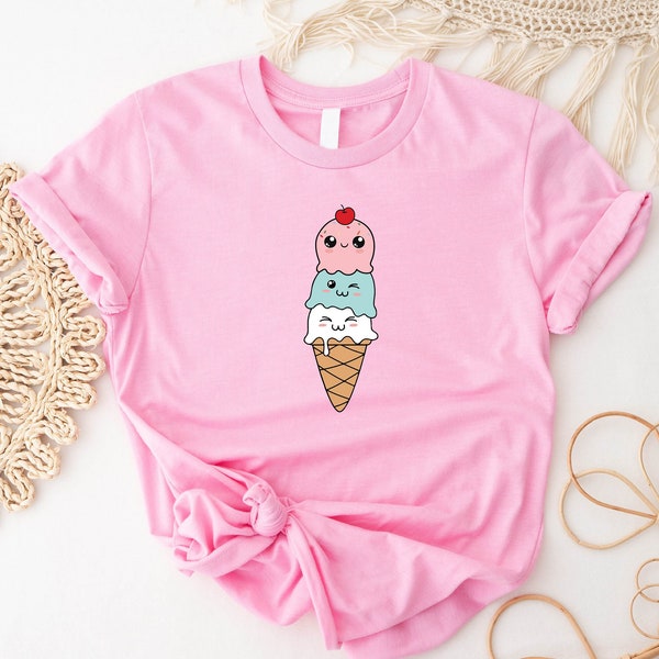 Girls Ice Cream Shirt - Etsy