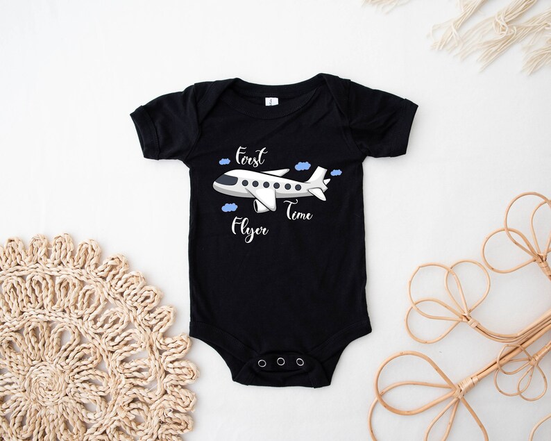 First Time Flyer Shirt First Airplane Ride Tee Baby First - Etsy