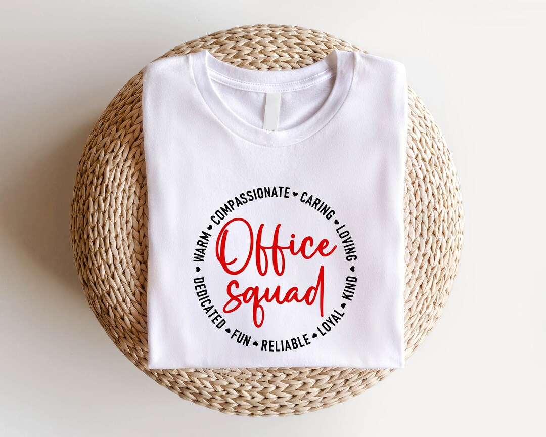 Office Squad Shirt Front Office Crew Tee Office Team Shirt - Etsy