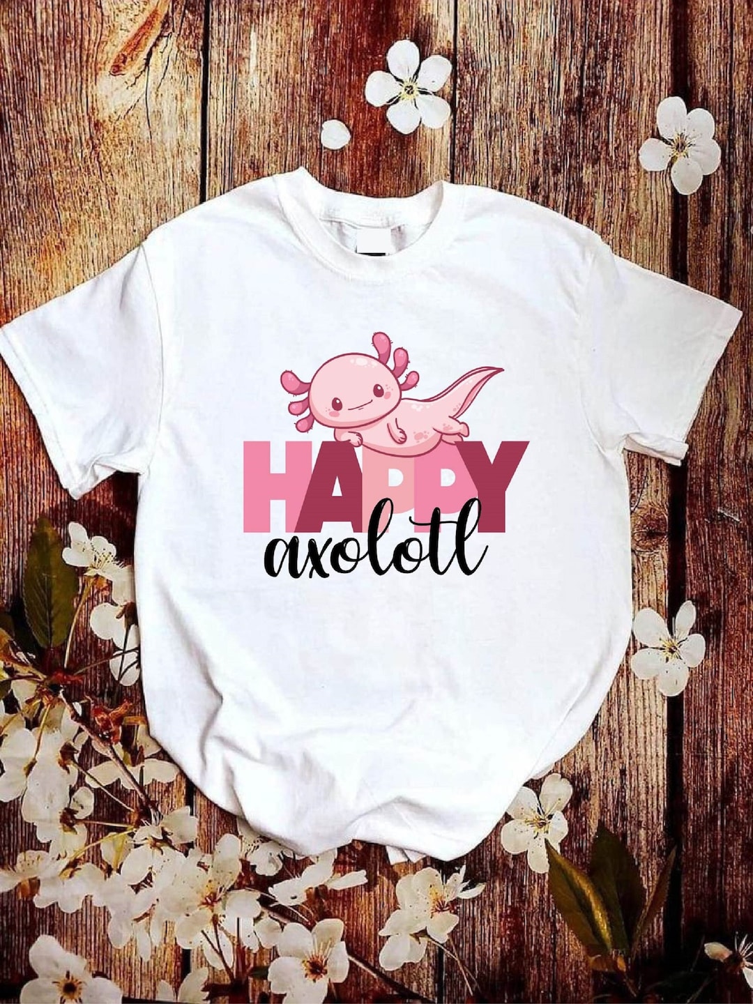 Happy Axolotls Tshirt Cute Axolotl Salamander Lover Shirt - Etsy