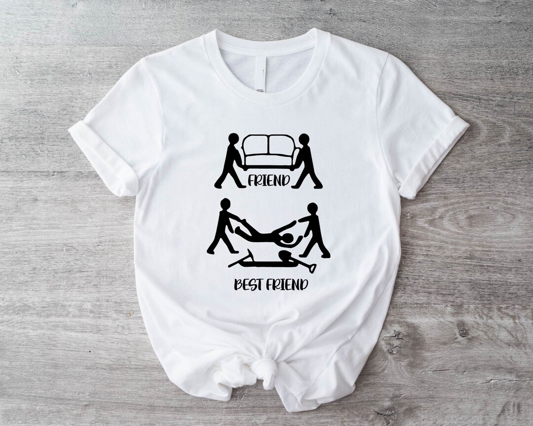 Friend VS Best Friend Tshirt, Sarcastic Best Friend Gift, Besties ...
