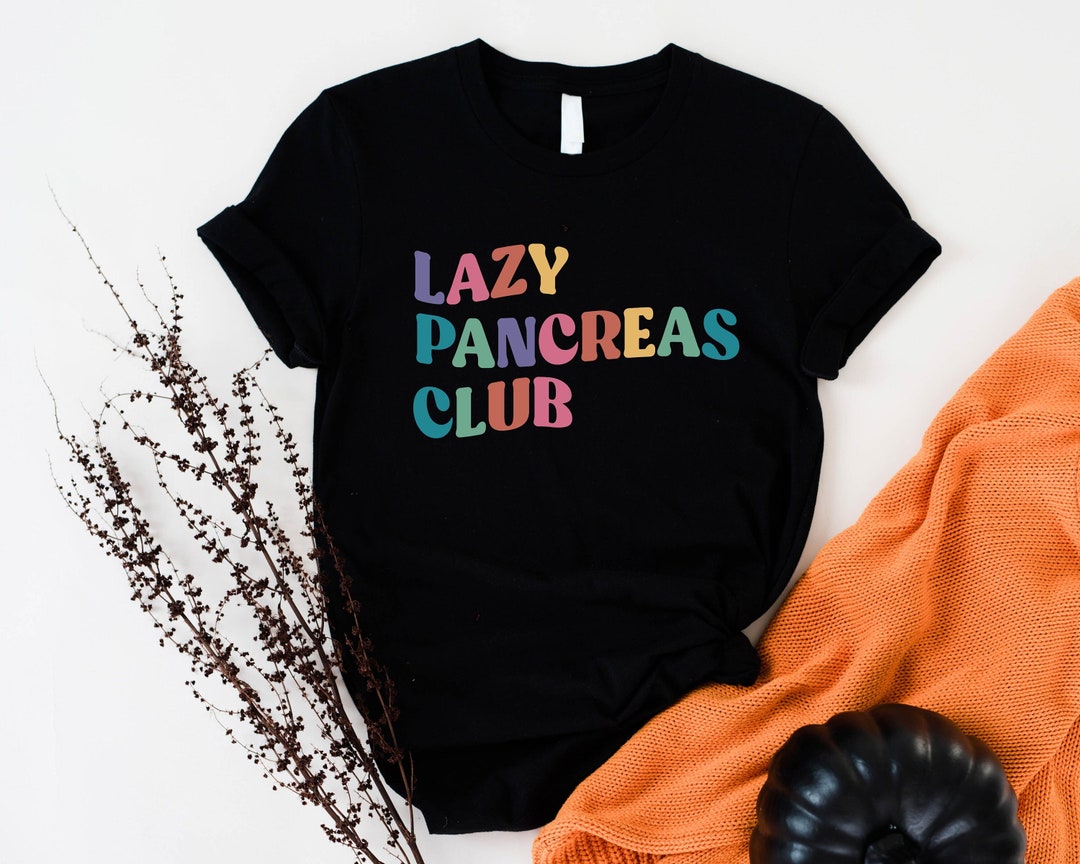 Lazy Pancreas Club Shirt Diabetes Awareness Shirts Blue - Etsy