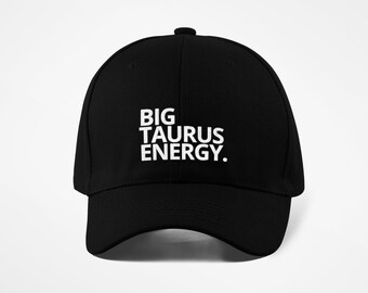 TAURUS Baseball Hat Embroidered Dad Cap Zodiac Horoscope - Etsy