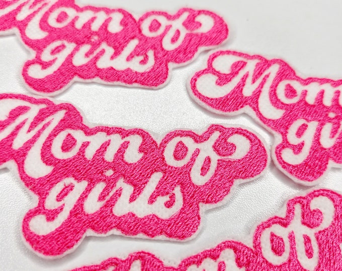 Mom of Girls Patch | Mom Iron on Patch | Mothers Day Patch | Mom Patch ...